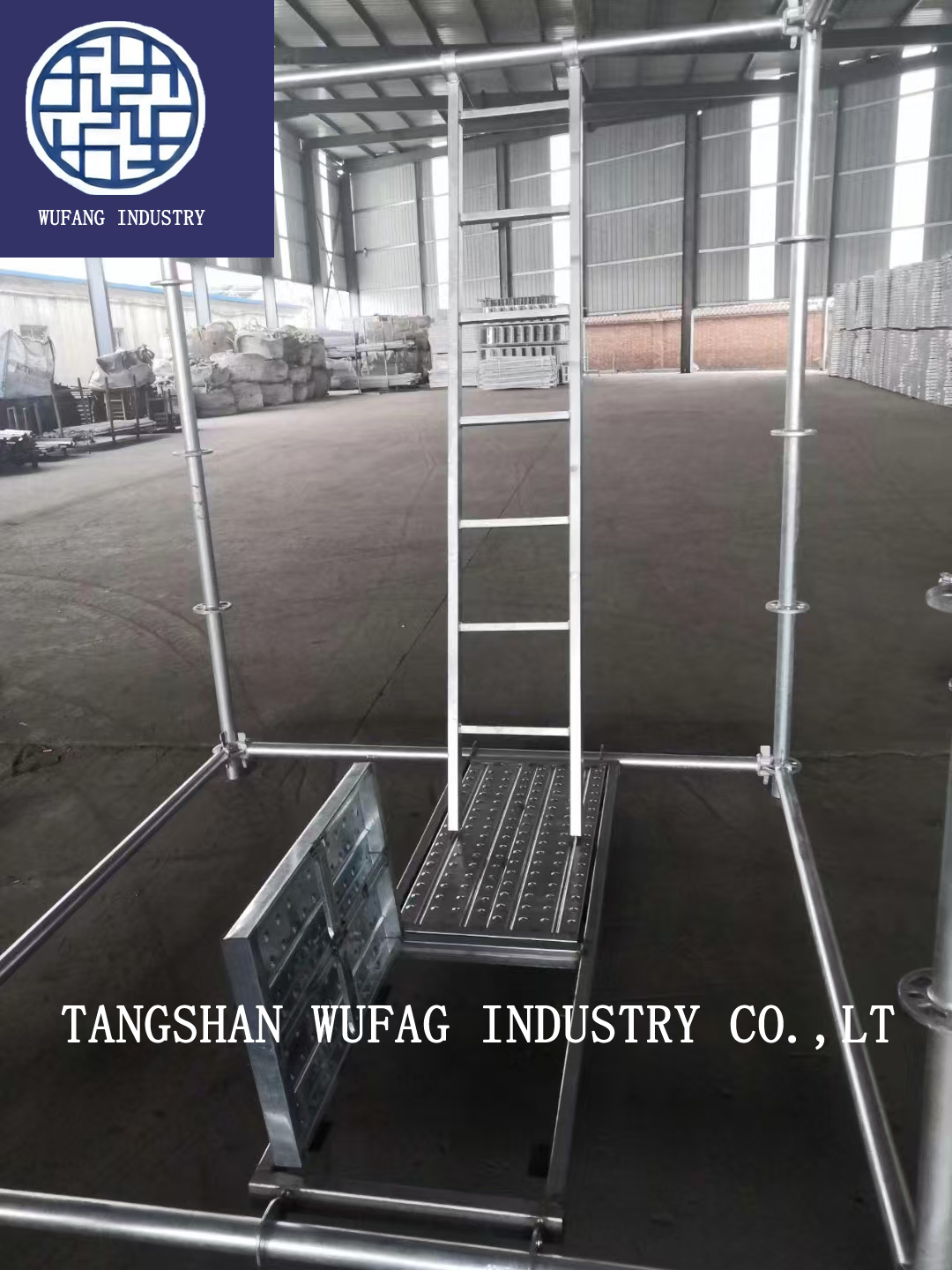 The Application of Scaffolding Steel Open-Top Catwalk Plank platform ...